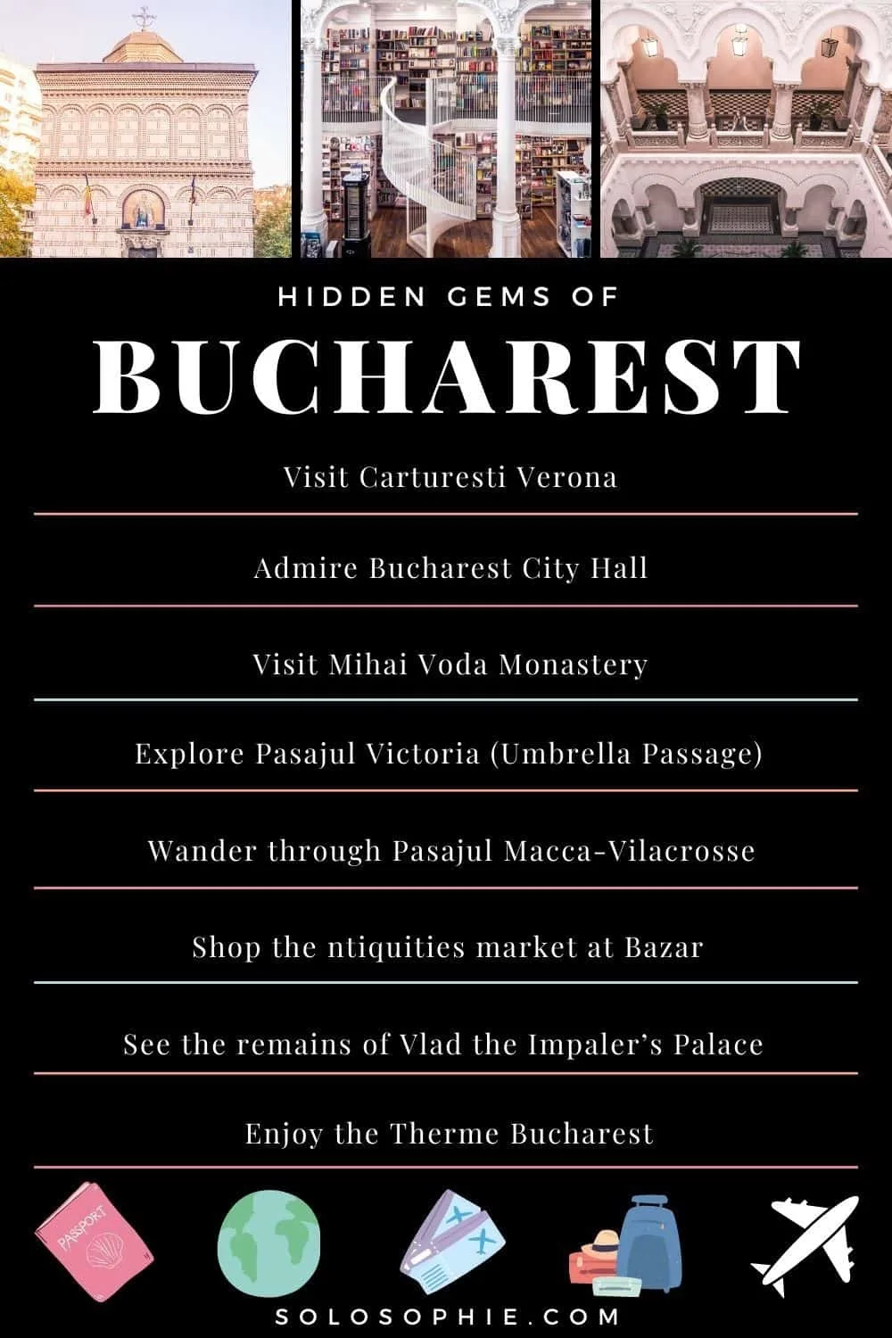 10 Hidden Gems & Unusual, Secret Spots in Bucharest | solosophie