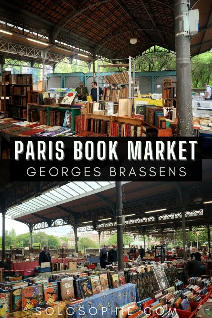 Old and Used Book Market Georges Brassens | solosophie