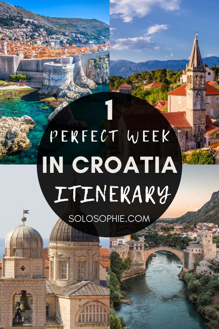 A One Week in Croatia Itinerary You'll Want to Steal (7 Day Guide)
