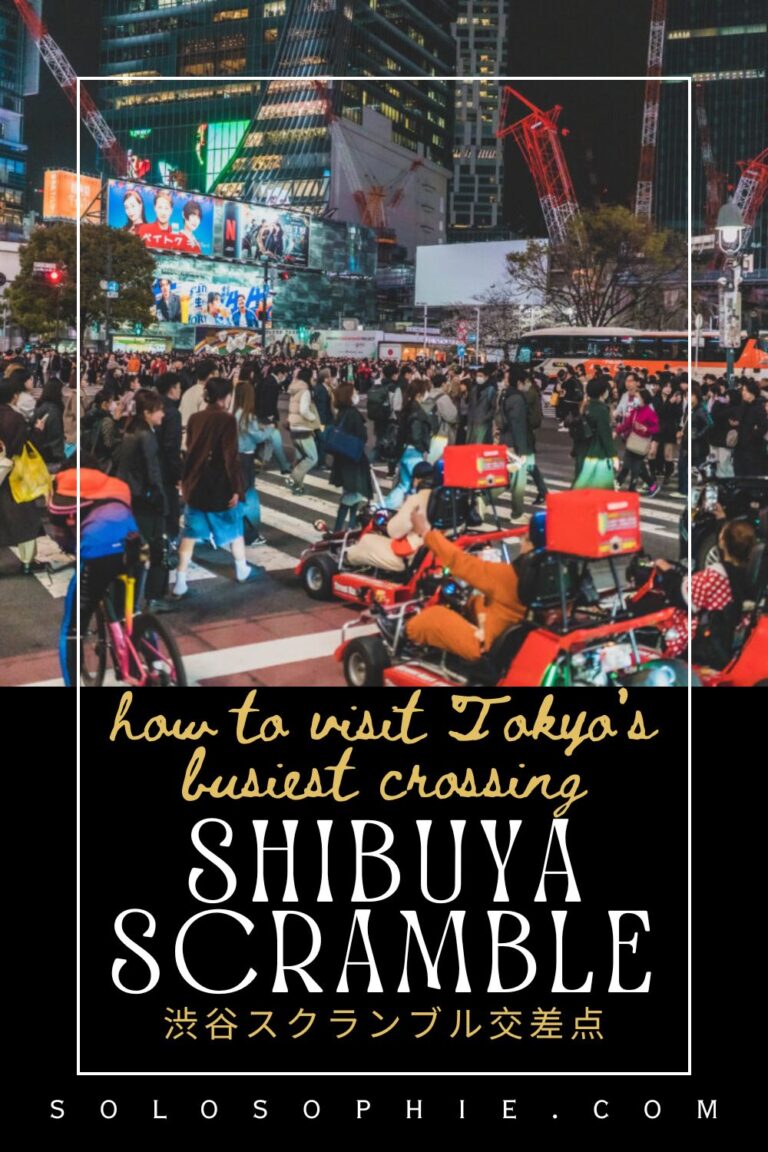 How to Visit Shibuya Scramble Crossing | solosophie